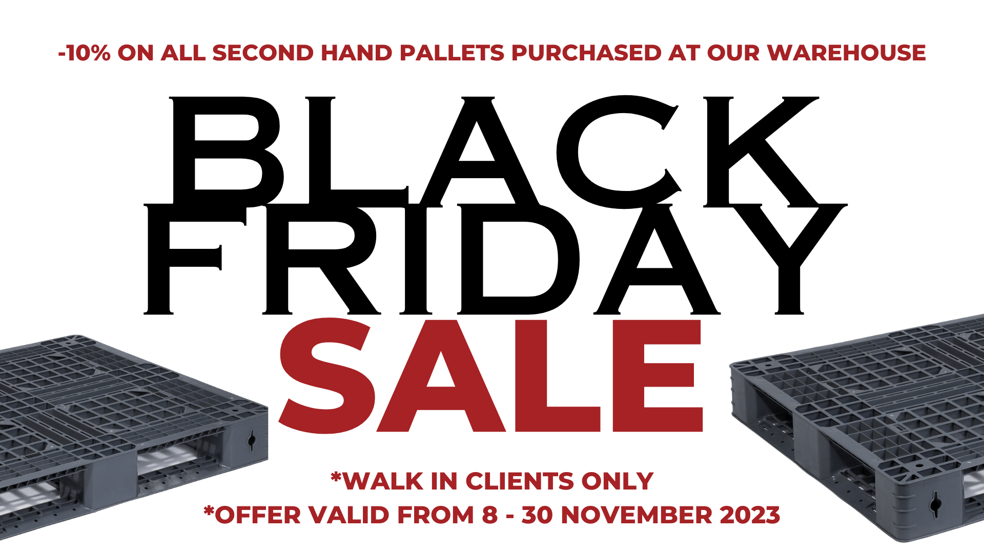 Pre-Owned: Plastic Pallets - Premier Pallets